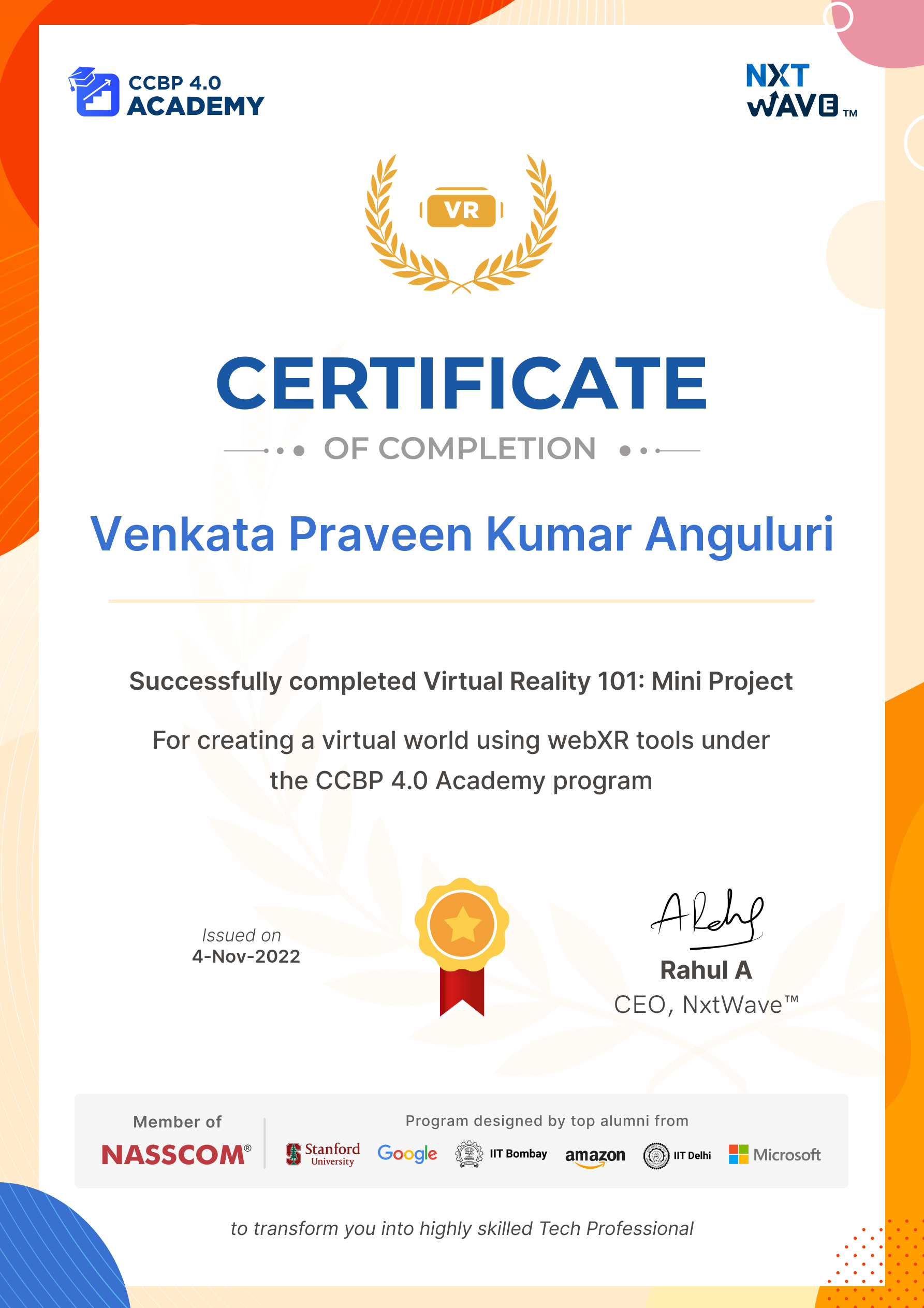 VENKATA PRAVEEN KUMAR ANGULURI - Alumnus at IIIT Ongole | MERN Stack Web Development | Python ...