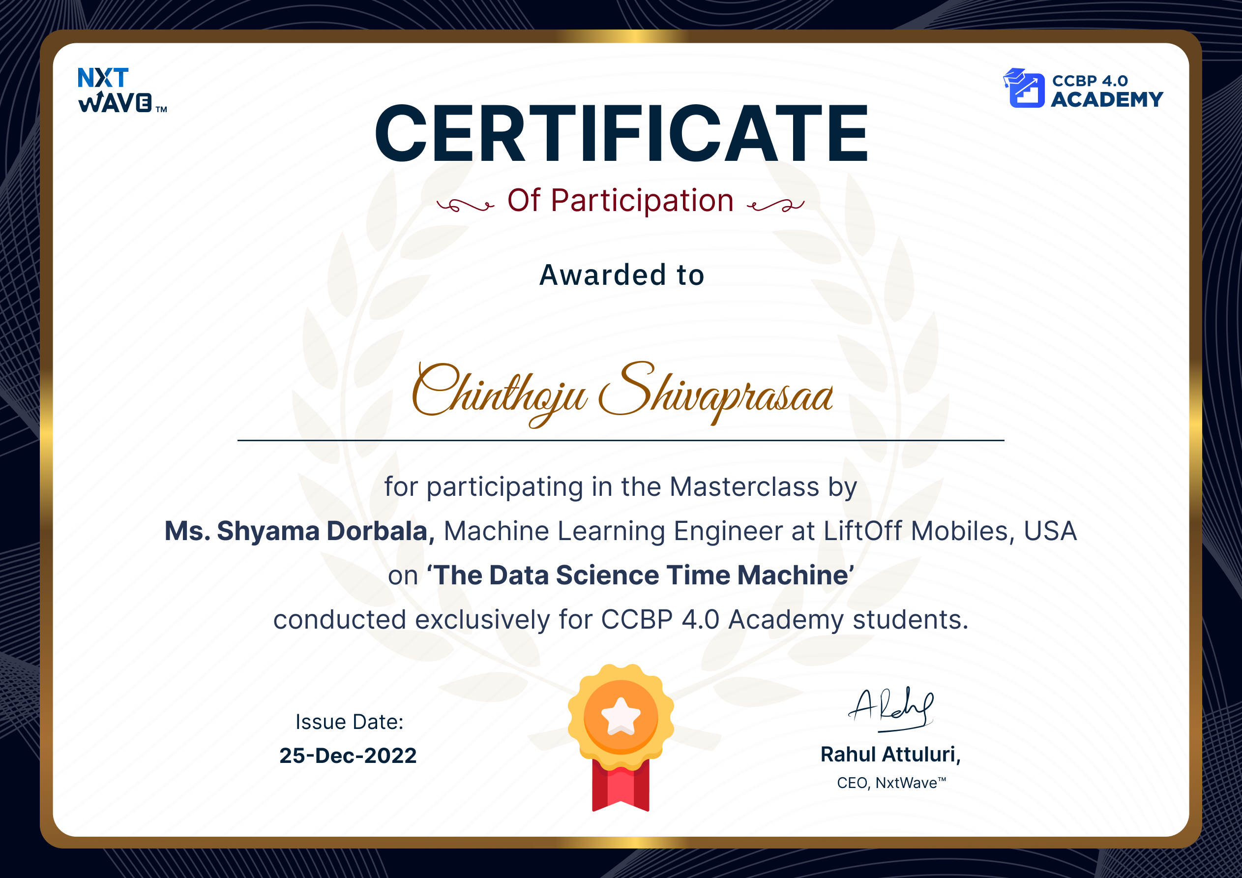 Shiva Prasad Chinthoju - Aspiring Software Engineer | Full Stack Developer | AI & ML Enthusiast ...