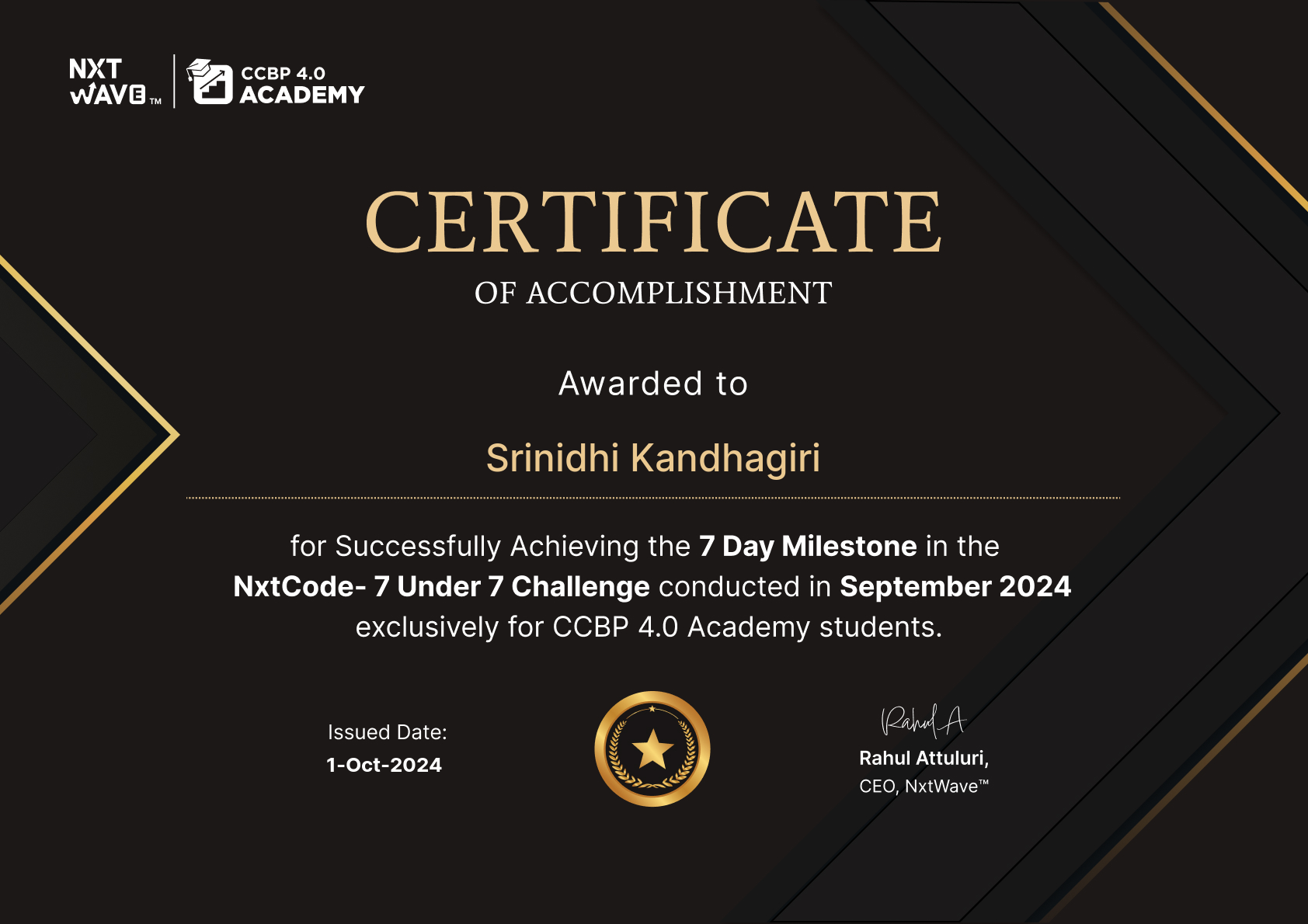 Srinidhi Kandhagiri - Learning and exploring thing's consistently |Learning 4.0 technologies ...