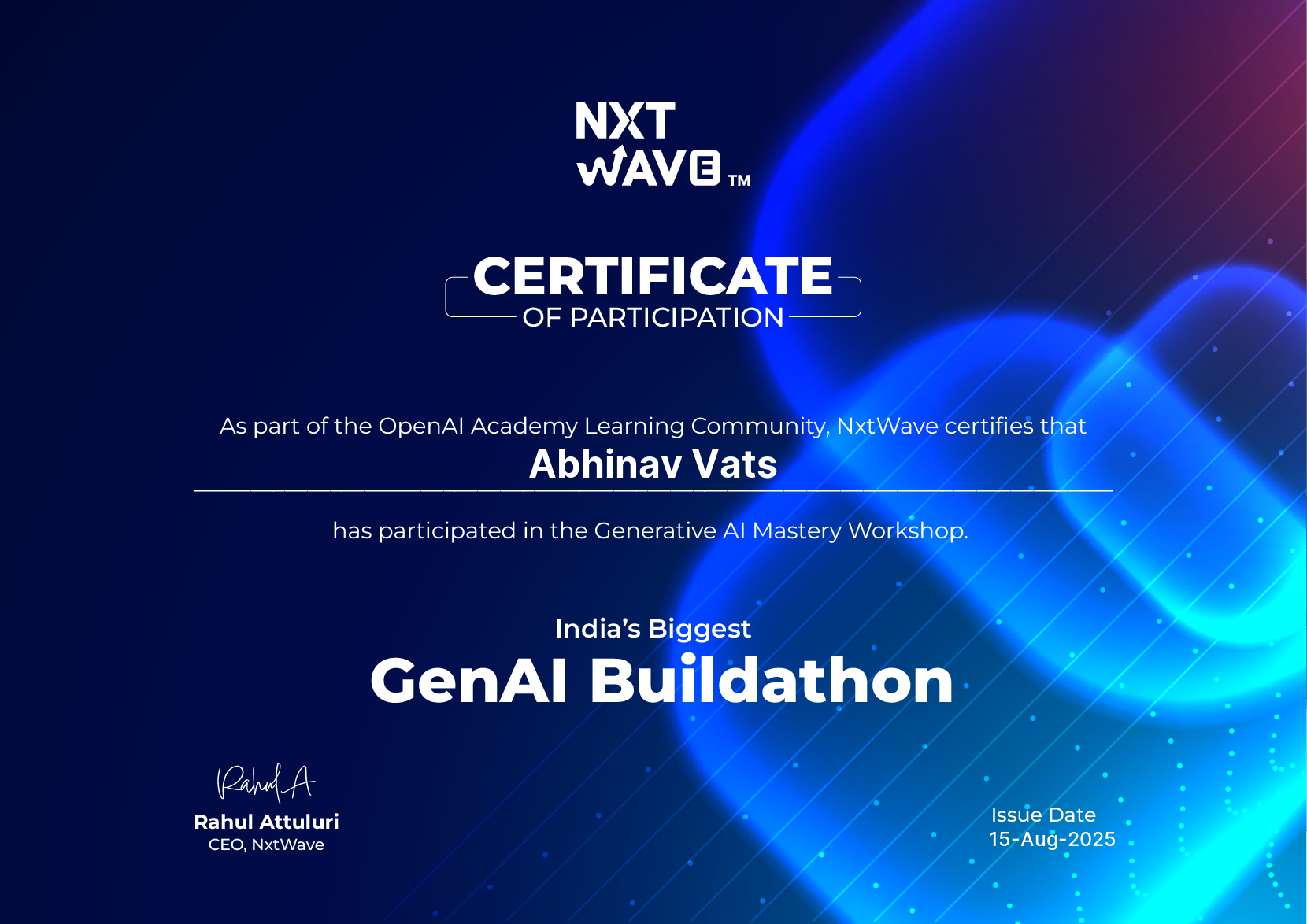 Abhinav Vats - Signodes NIET IoT Club | LinkedIn