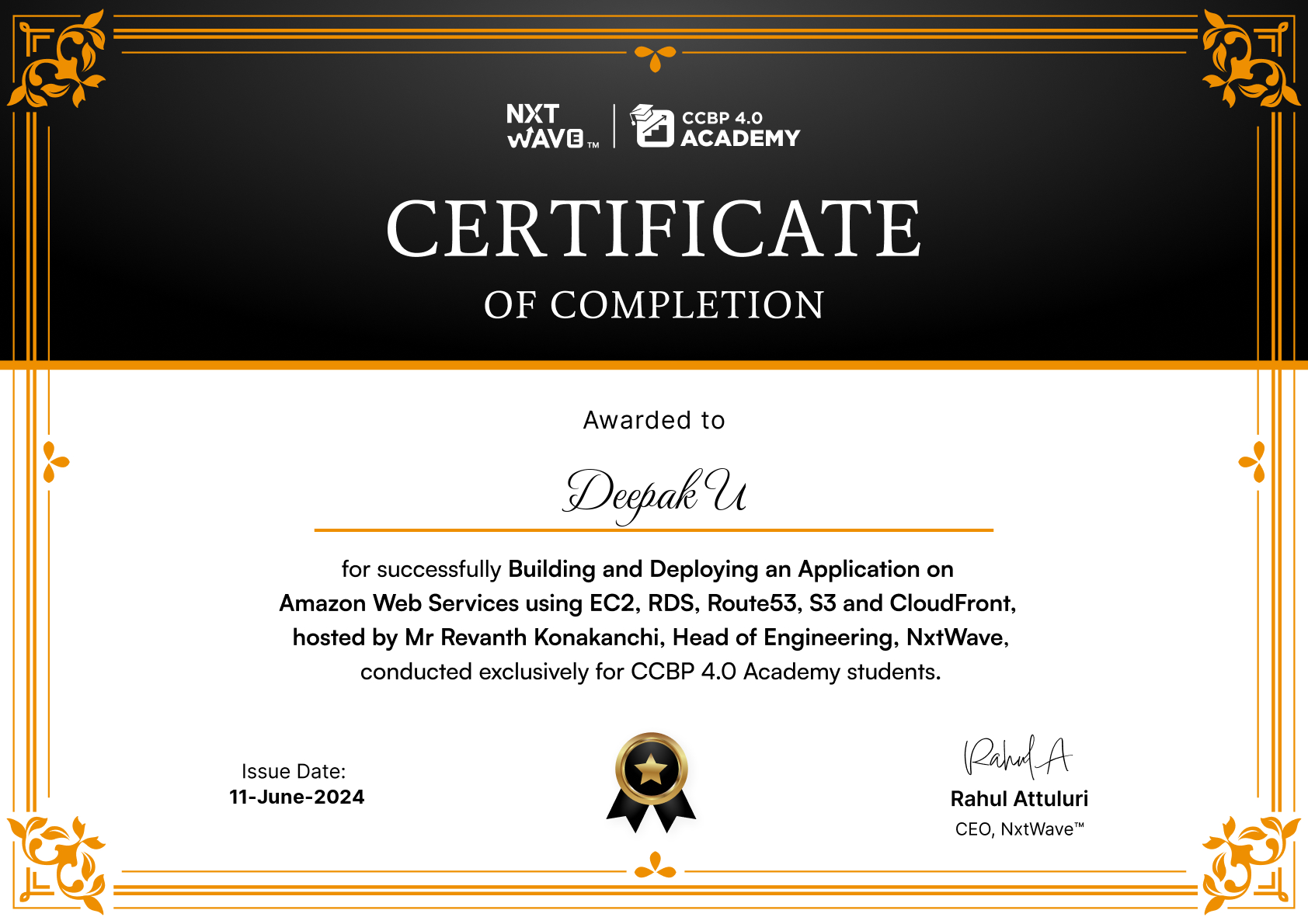 Deepak Alwin U - Full Stack Developer, Fellow at NxtWave’s CCBP 4.0 Academy | Knows Python ...