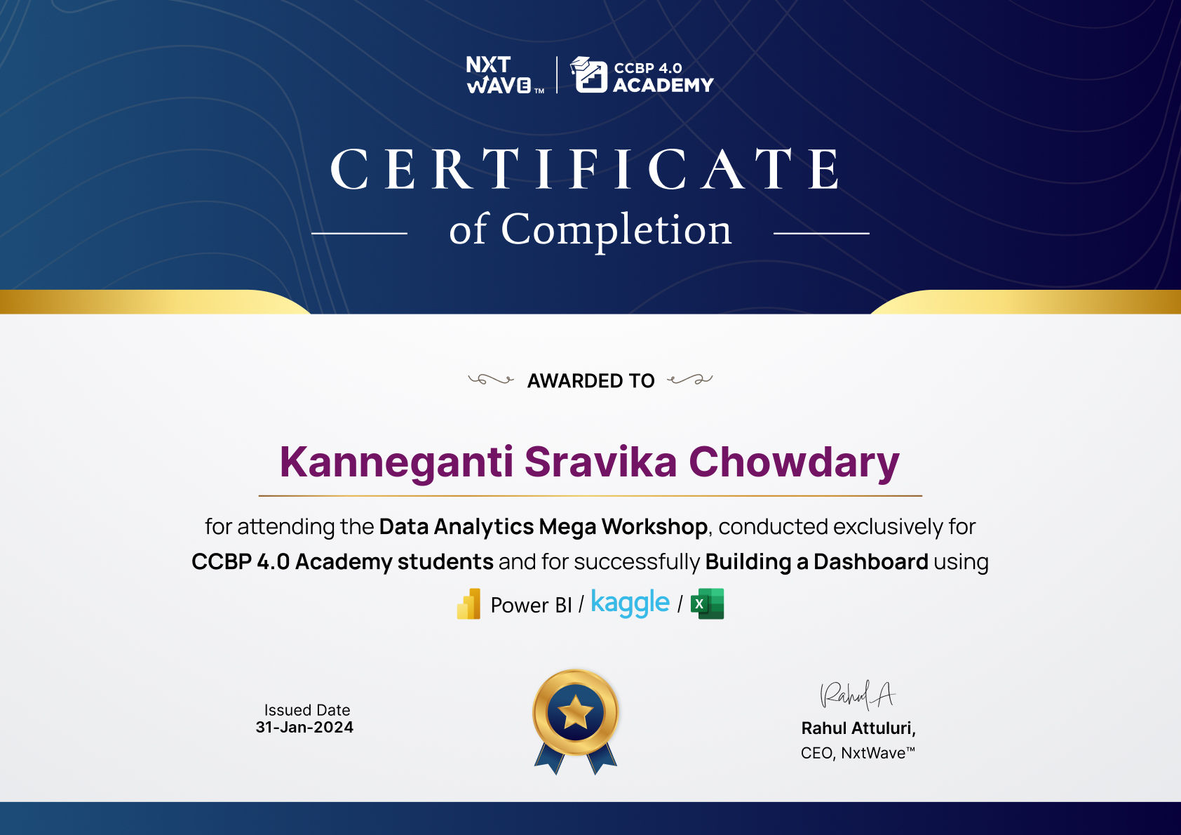 Kanneganti Sravika Chowdary - VVIT'26 | Computer Science (Artificial Intelligence and Machine ...