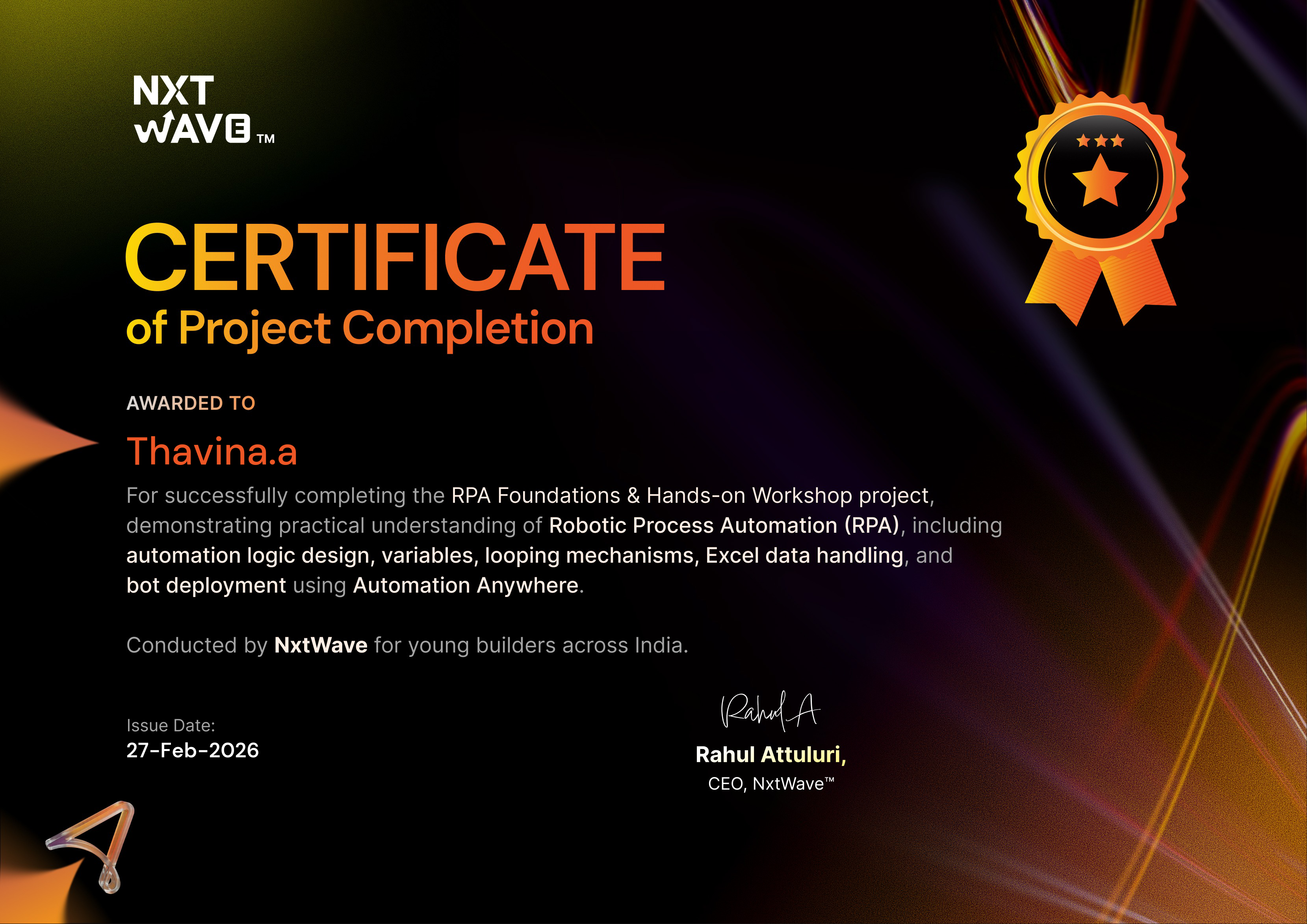 Thavina .A - Chennai, Tamil Nadu, India | Professional Profile | LinkedIn