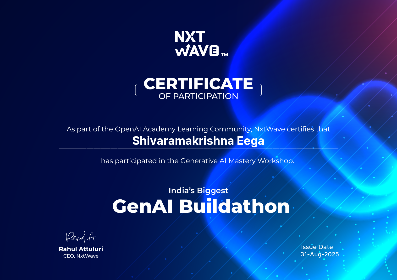 Shivaramakrishna Eega - Full Stack Development Trainee | CCBPian at ...
